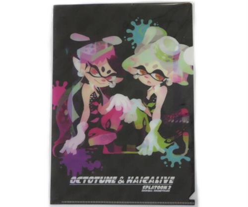 SPLATOON 2 ORIGINAL SOUNDTRACK -Octotune- シオカラーズ クリアファイル 【エビテン CD購入特典 ...