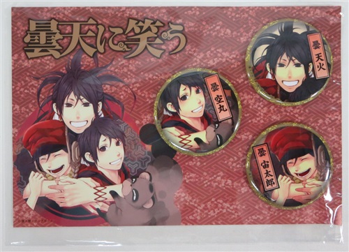 曇天に笑う 缶バッジセット A 曇天火&曇空丸&曇宙太郎 【AGF2014】 ﾄﾞﾝﾃﾝﾆﾜﾗｳｶﾝﾊﾞｯｼﾞｾｯﾄAｸﾓｳﾃﾝｶｸﾓｳｿﾗﾏﾙｸﾓｳﾁｭｳﾀﾛｳ グッズ 缶バッジ・ラバー ...