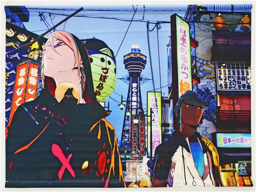 Fate/Grand Order 5th Anniversary "under the same sky" イラスト別B2タペストリー 関西 大阪府/カルナ(ランサー)&アルジュナ(アーチャー ...