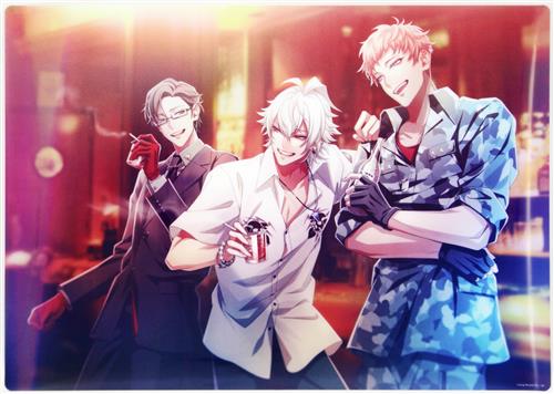 ヒプノシスマイク -Division Rap Battle- CONNECT THE LINE クリアポスター MAD TRIGGER CREW 入間銃兎(45 Rabbit)&碧棺左馬刻 ...