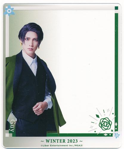 MANKAI STAGE A3! ACT2! ～WINTER 2023～ ランダムアクリルクリアカード ～WINTER 2023～ ガイ(輝馬) A ｴｰｽﾘｰｱｸﾄﾂｰｳｲﾝﾀｰ2023 ...