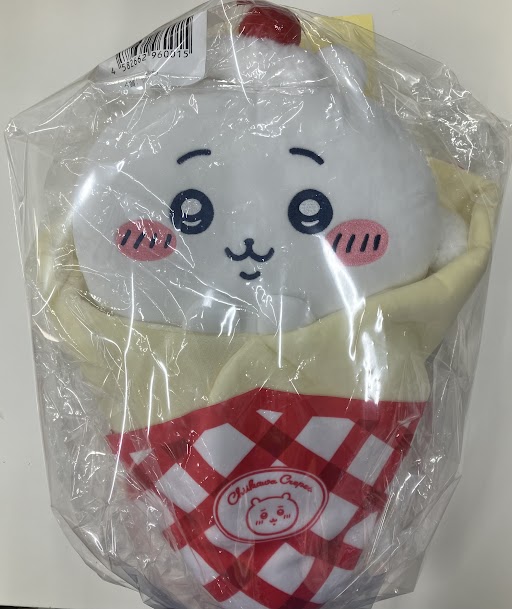 【未開封】ちいかわ クレープくじ A賞 BIGクレープな抱っこぬいぐるみ ちいかわ ﾁｲｶﾜｸﾚｰﾌﾟｸｼﾞAｼｮｳﾋﾞｯ ...