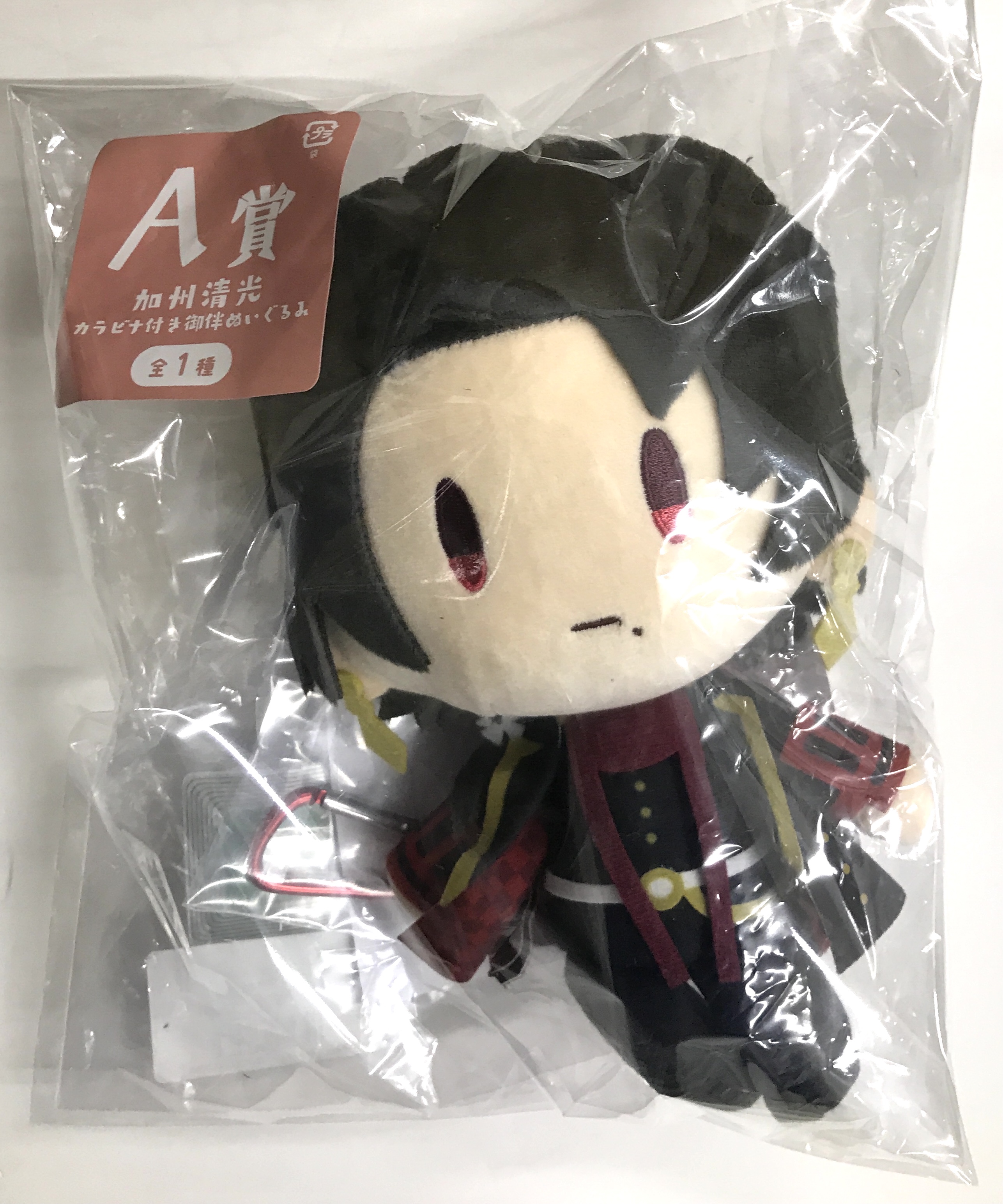 みんなのくじ 刀剣乱舞 Online 御伴散歩 ～御伴くじ～ A賞 加州清光 カラビナ付き御伴ぬいぐるみ ﾐﾝﾅﾉｸｼﾞﾄｳｹﾝﾗﾝﾌﾞｵﾝﾗｲﾝｵﾄﾓｻﾝﾎﾟｵﾄﾓｸｼﾞaｼｮｳｶｼ 
