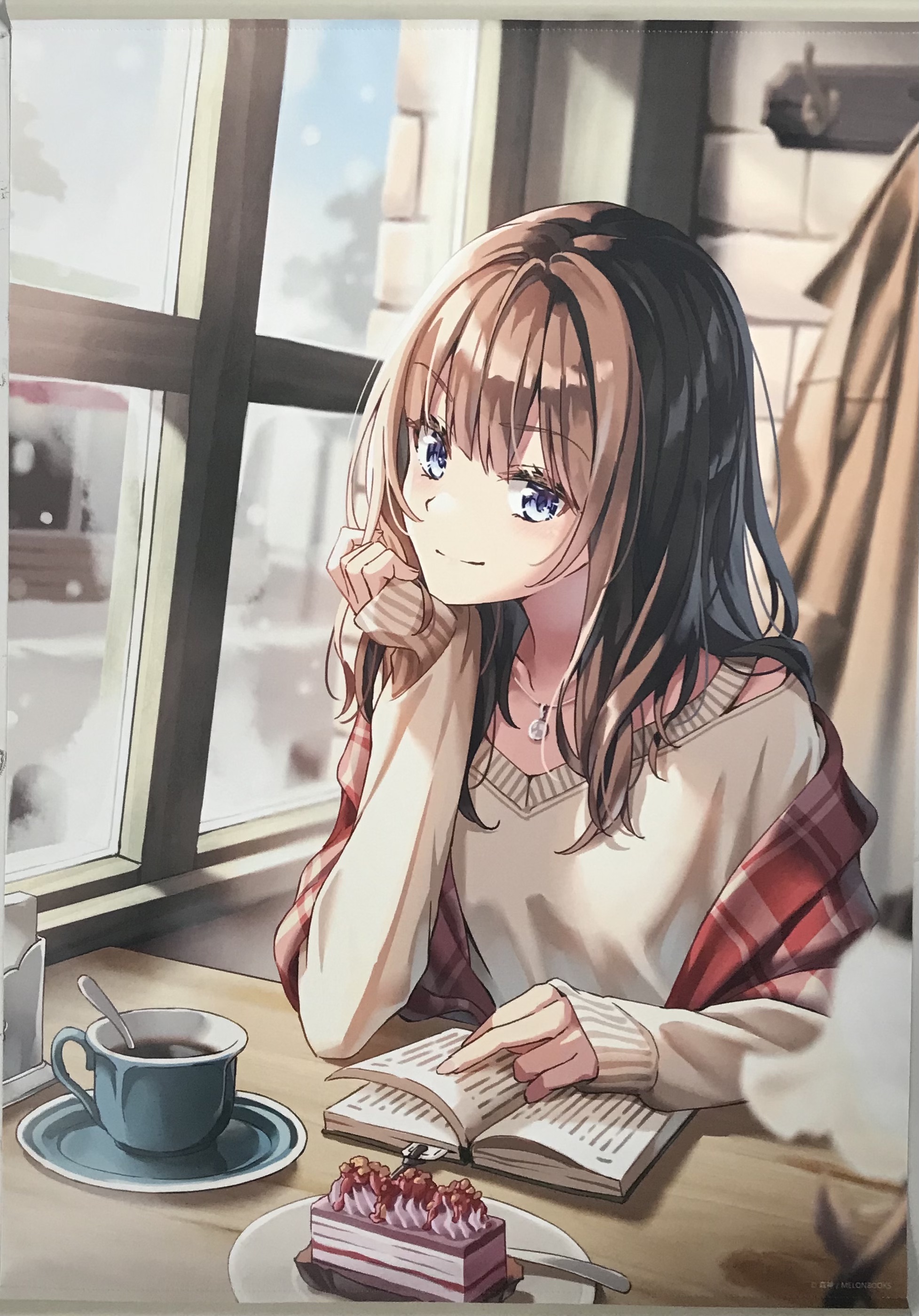 森神 描き下ろしイラストB2Wスエードタペストリー (Melonbooks Girls Collection 2022 WINTER) [W37A] ﾓﾘｶﾞﾐｶｷｵﾛｼｲﾗｽﾄB2ﾀﾞﾌﾞﾙ ...