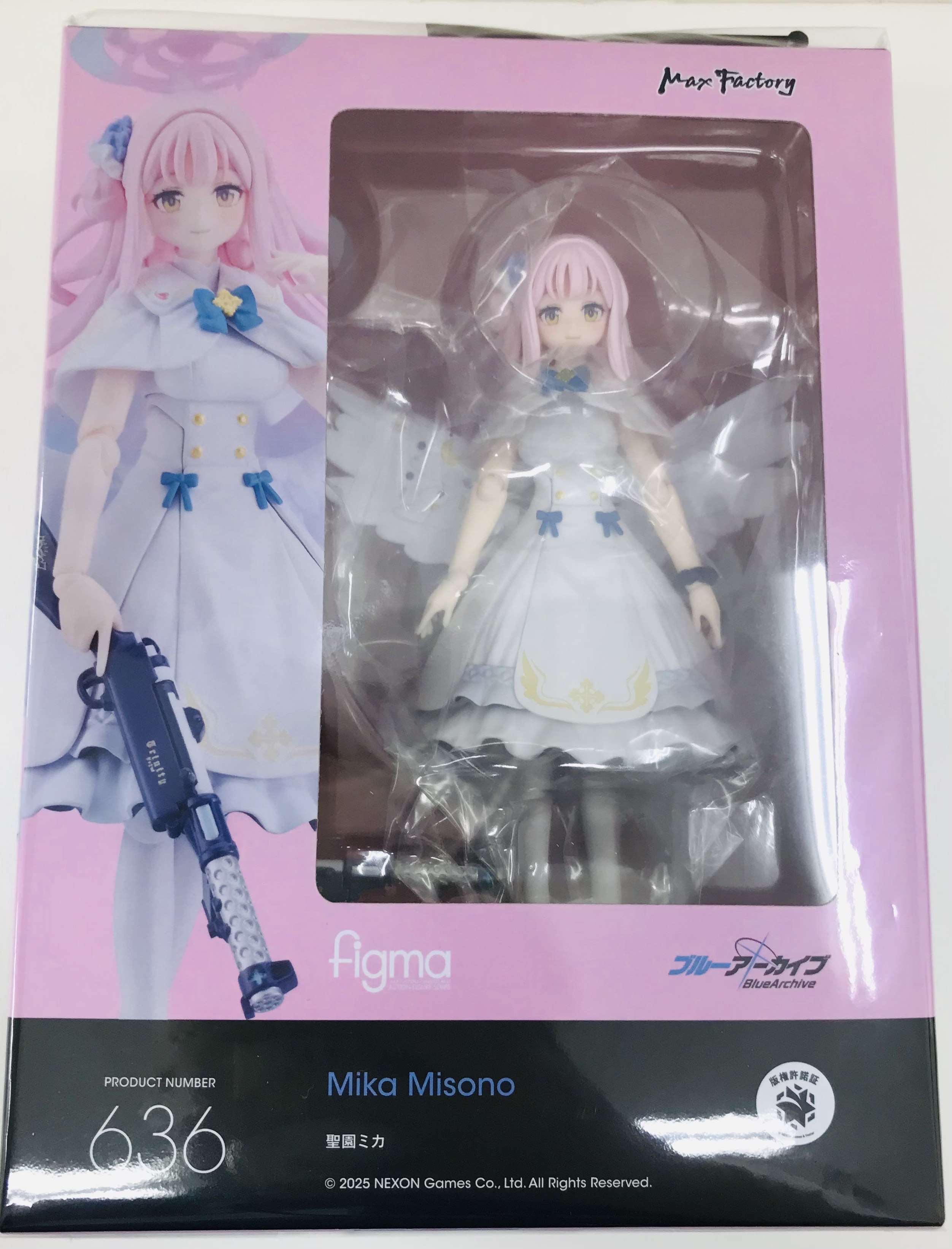 【未開封】figma 636 ブルーアーカイブ -Blue Archive- 聖園ミカ+GOODSMILE ONLINE SHOP購入特典 はしゃぎ顔 セット 【GOODSMILE ...