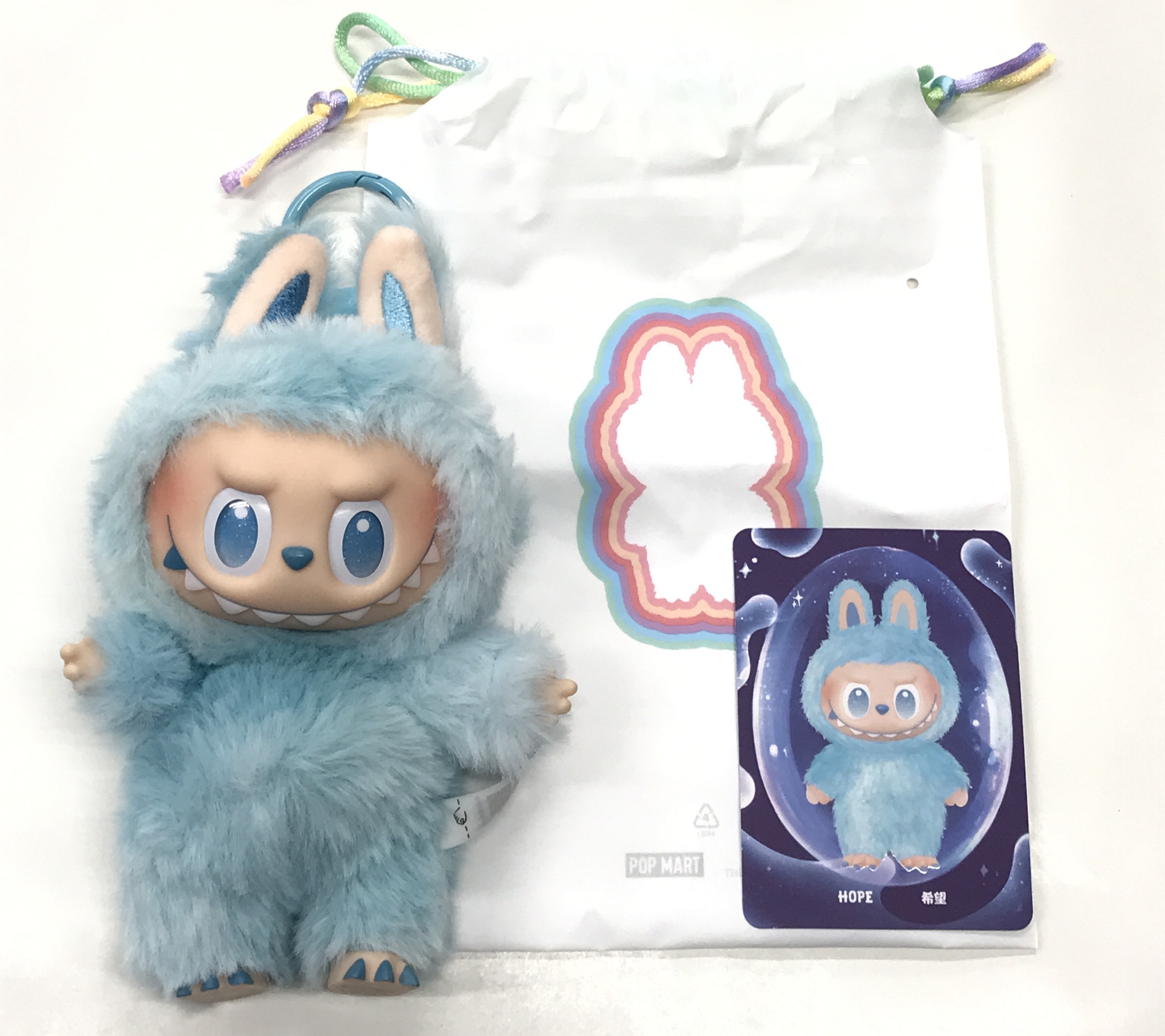POPMART THE MONSTERS Big into Energy シリーズ ぬいぐるみペンダント LABUBU HOPE ﾎﾟｯﾌﾟ ...
